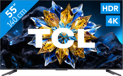 TCL QLED 55C61B Pro (2024) - Coolblue - Voor 23.59u, morgen in huis