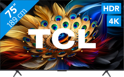 TCL QLED 75C61B (2024) - Coolblue - Before 23:59, delivered TCL QLED 75C61B (2024) - Coolblue - Before 23:59, delivered