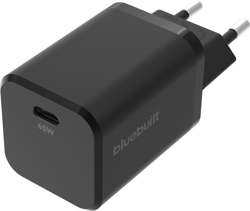 BlueBuilt Power Delivery Charger with USB-C Port 65W Black - Coolblue ...