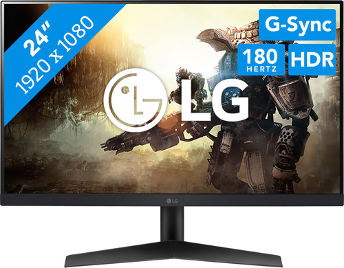 LG UltraGear 24GS60F-B - Coolblue - Voor 23.59u, morgen in huis