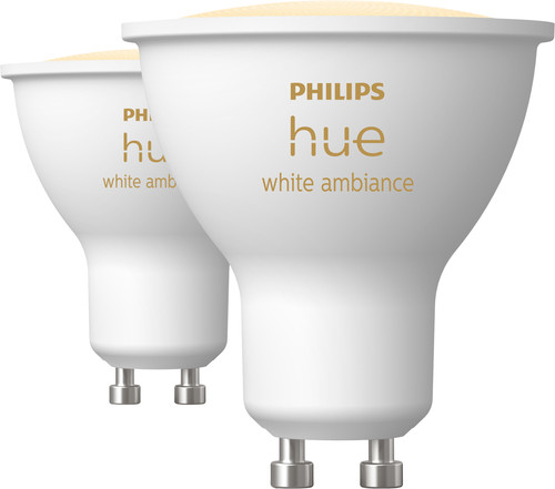 Philips Hue White Ambiance GU10 2-pack - Coolblue - Before 23:59 ...