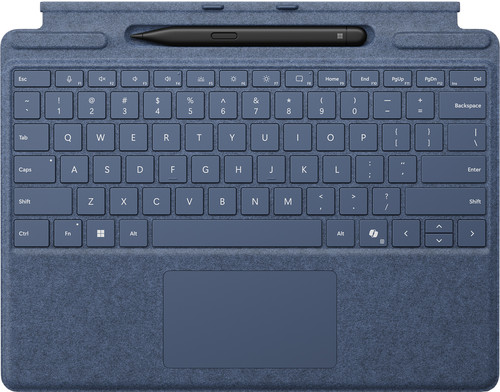 Microsoft Surface Pro Type Cover met Slim Pen Saffier Qwerty - Coolblue ...