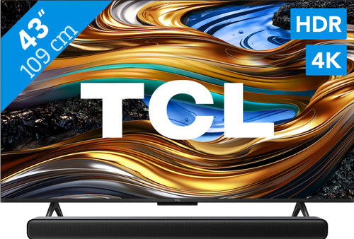 TCL 4K LED 43P71B (2024) + soundbar - Coolblue - Before 23:59 ...