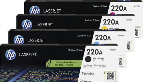 HP 220A LaserJet Toner Combo Pack - Coolblue - Voor 23.59u, morgen in huis