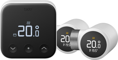 Tado Smart Thermostat X Starter Pack Wireless + 2 Radiator Knobs ...