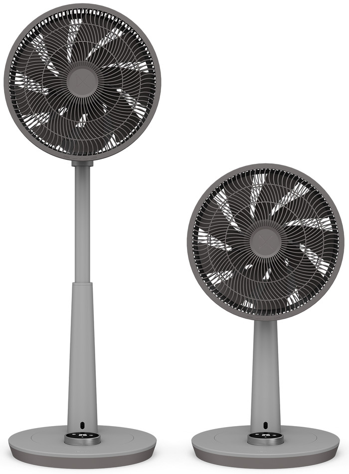 Duux Whisper Fan 2 Grijs Duo Pack | Coolblue | Ventilatoren
