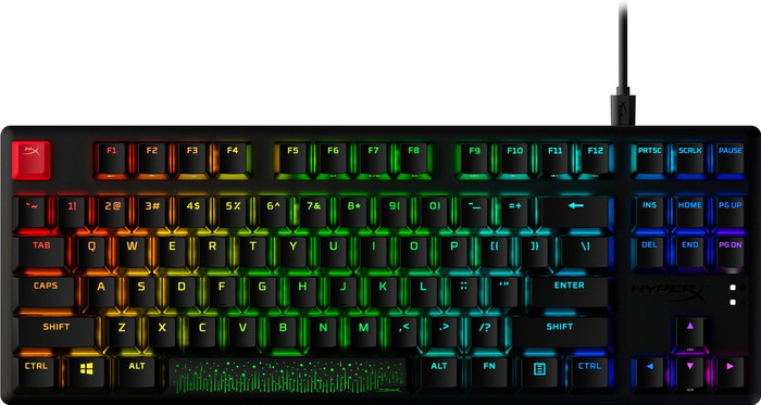 HyperX Alloy Origins Core PBT HX Red Linear Mechanical Gaming Keyboard ...