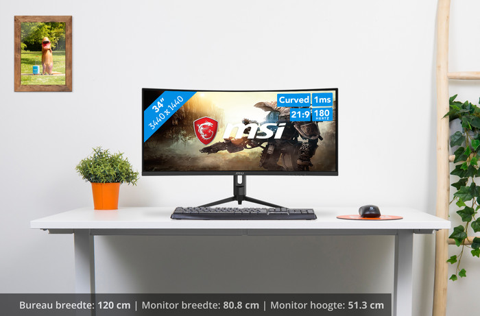 MSI MAG 342CQR E2 | Coolblue | Monitoren