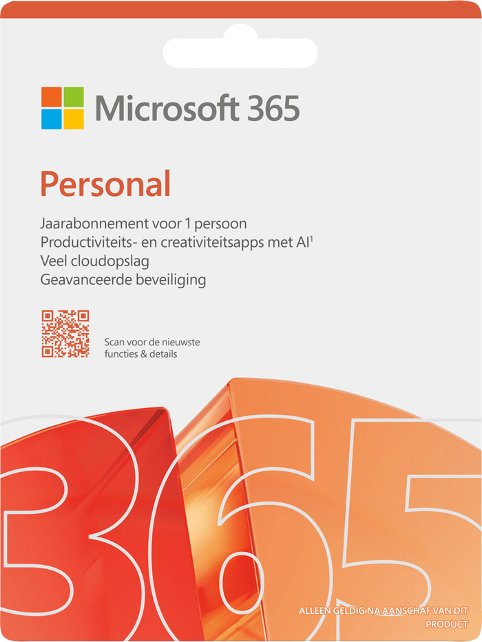 Microsoft 365 Personal Subscription 1 Year NL | Coolblue | Office software