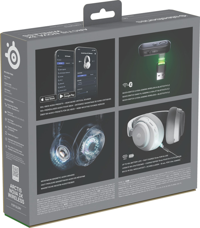 SteelSeries Arctis Nova 3X White | Coolblue | Gaming headsets