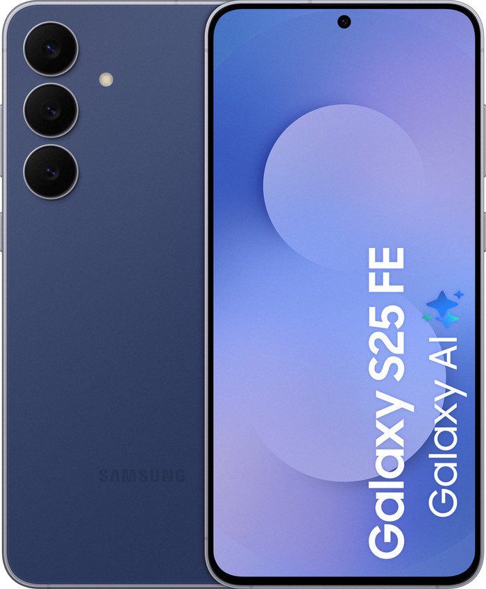 Samsung Galaxy S25 FE 256GB Dark Blue 5G | Coolblue | Mobile phones