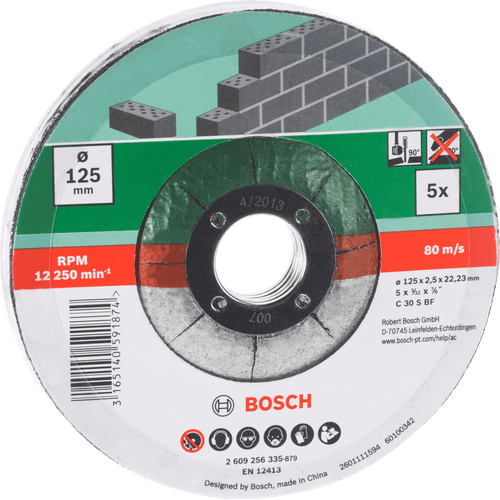 Kreator Slijpschijf Steen 115 mm 6 stuks - Coolblue - Voor 23.59u ...