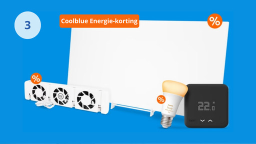 Coolblue Energie-korting - Coolblue - Voor 23.59u, morgen in huis